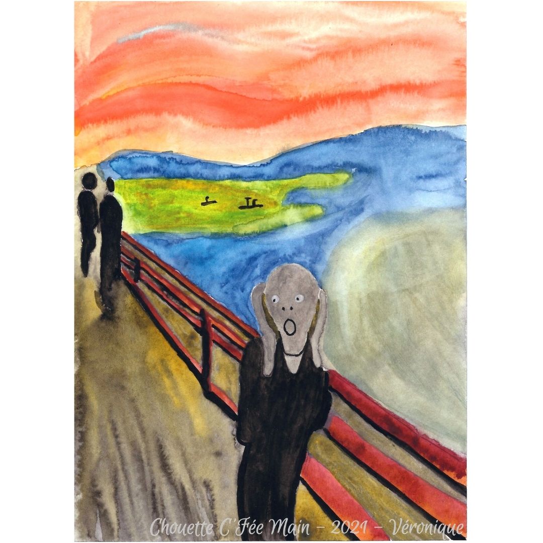 « Le Cri » de Munch revisité – Chouette C'Fée Main